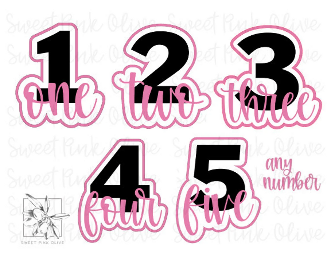 Number Collection – tagged "Number Collection" – Sweet Pink Olive