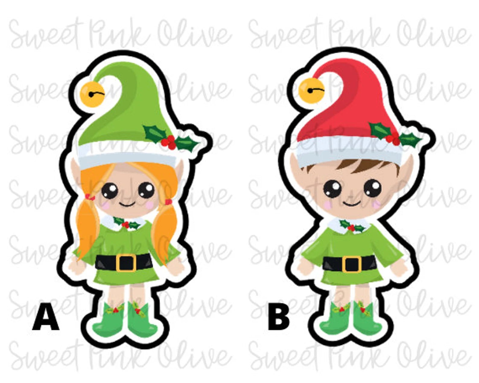 Christmas Elf Elves #2 – Sweet Pink Olive